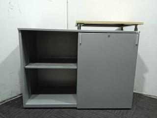 Okamura Sliding Door Cabinet A0056632｜Office market Happy Thailand