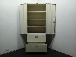 Okamura Cabinet Set Double Swing doors and 2 drawers A0059141｜Office ...