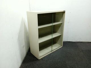 Okamura Glass Sliding Door Cabinet A0063125｜Office market Happy Thailand